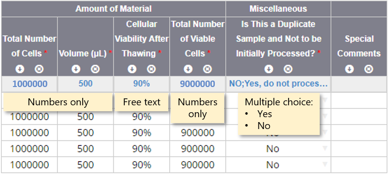 NGS Sample Form Tutorial