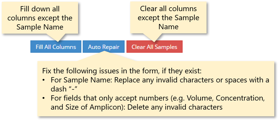 NGS Sample Form Tutorial
