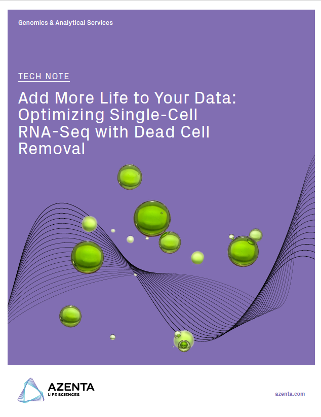Single-Cell RNA-Seq Dead Cell Removal Tech Note | GENEWIZ from Azenta